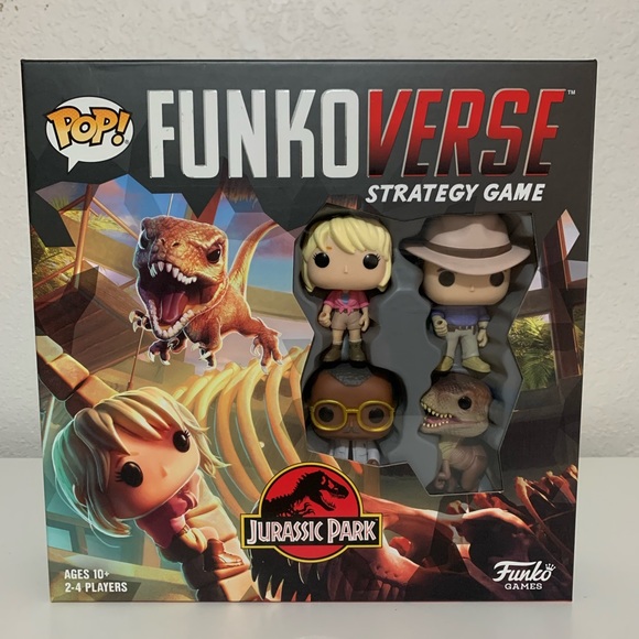 Funko | Toys | Funko Funkoverse Jurassic Park 4 Pack Board Game | Poshmark